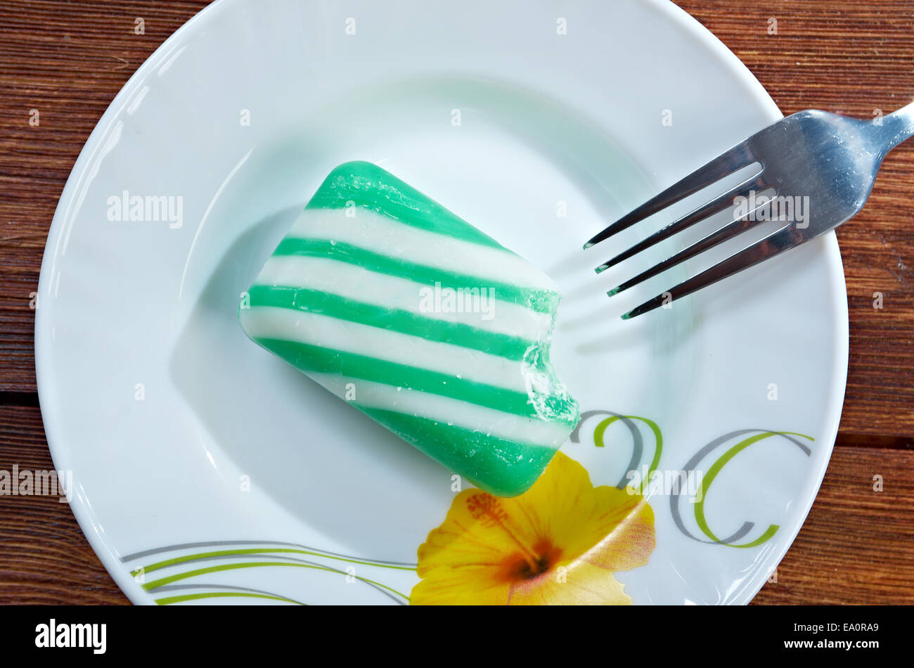 concept - bitten off piece soap Stock Photo - Alamy