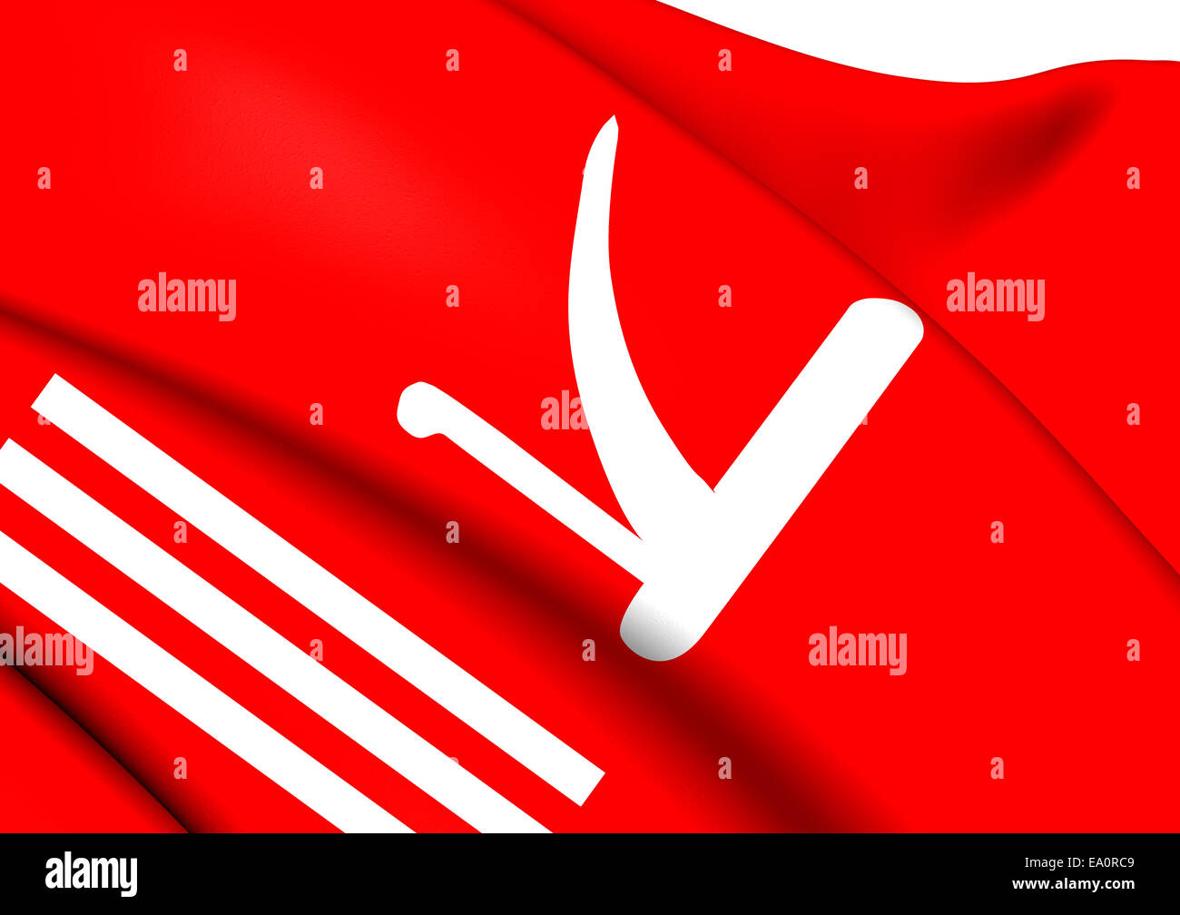 Flag of Jammu and Kashmir Stock Photo - Alamy