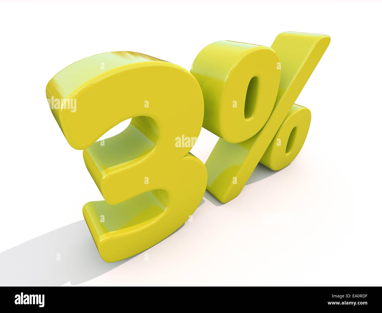 Percentage rate icon on a white background Stock Photo - Alamy