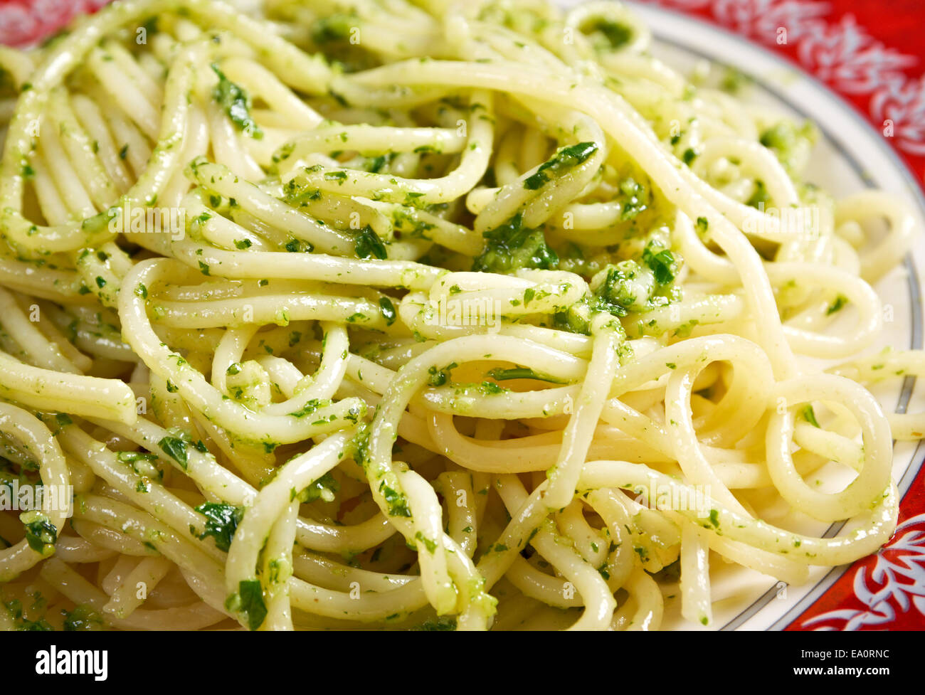 Spaghetti genovese hi-res stock photography and images - Alamy
