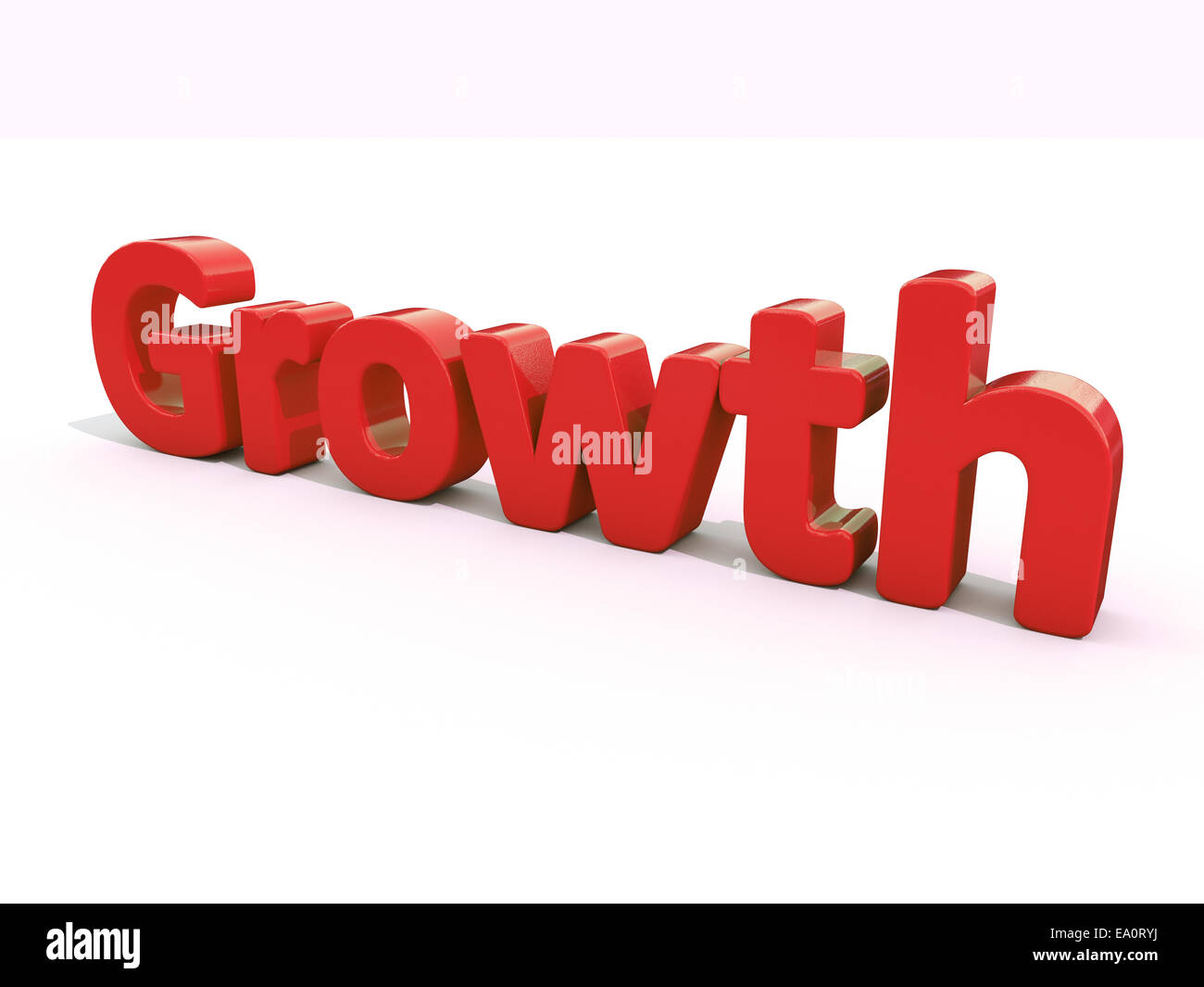 3d word growth Stock Photo - Alamy