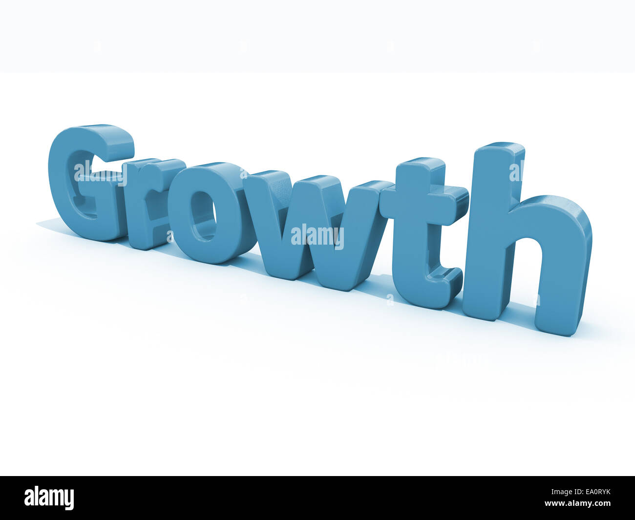 3d word growth Stock Photo - Alamy
