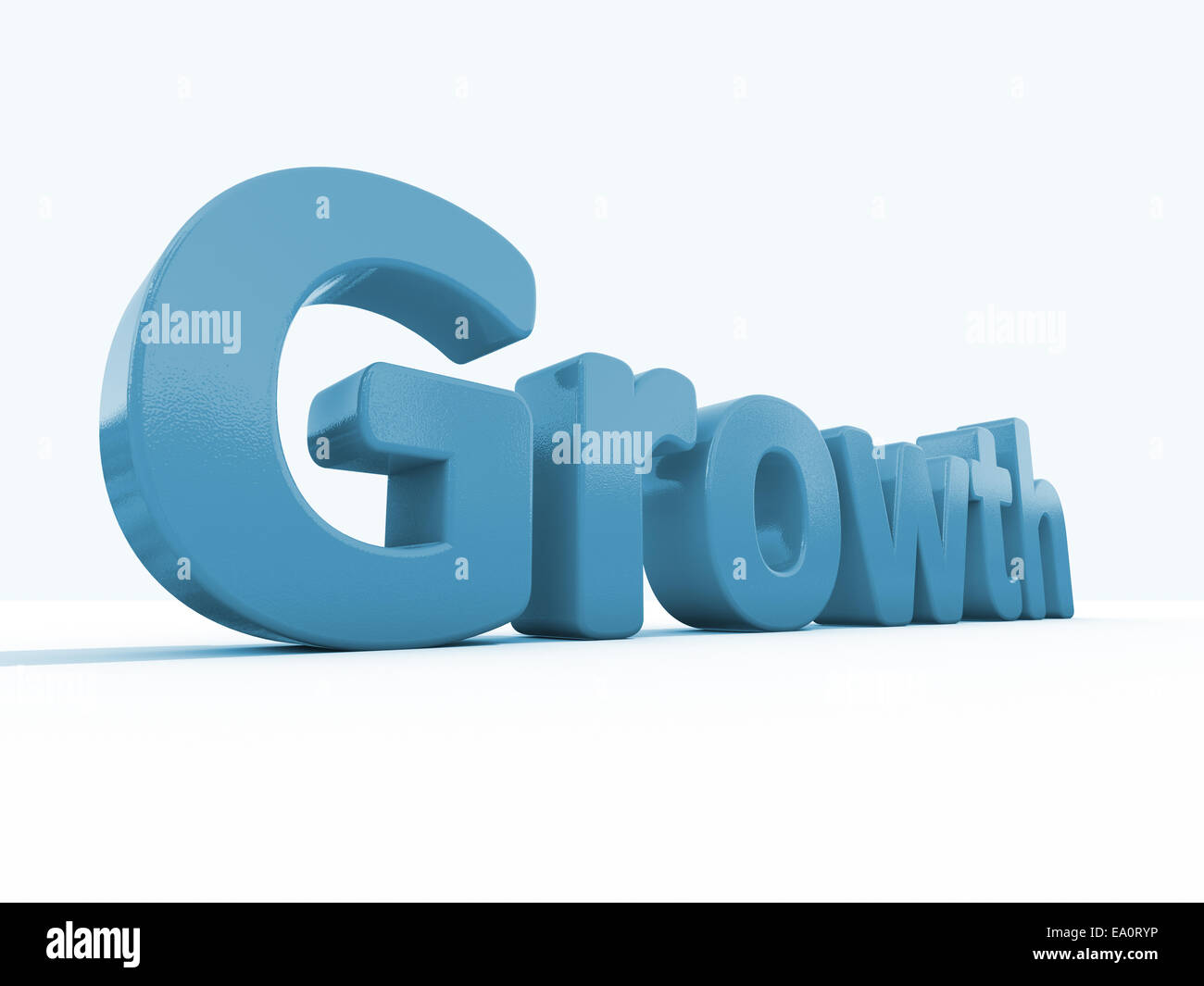 3d word growth Stock Photo - Alamy