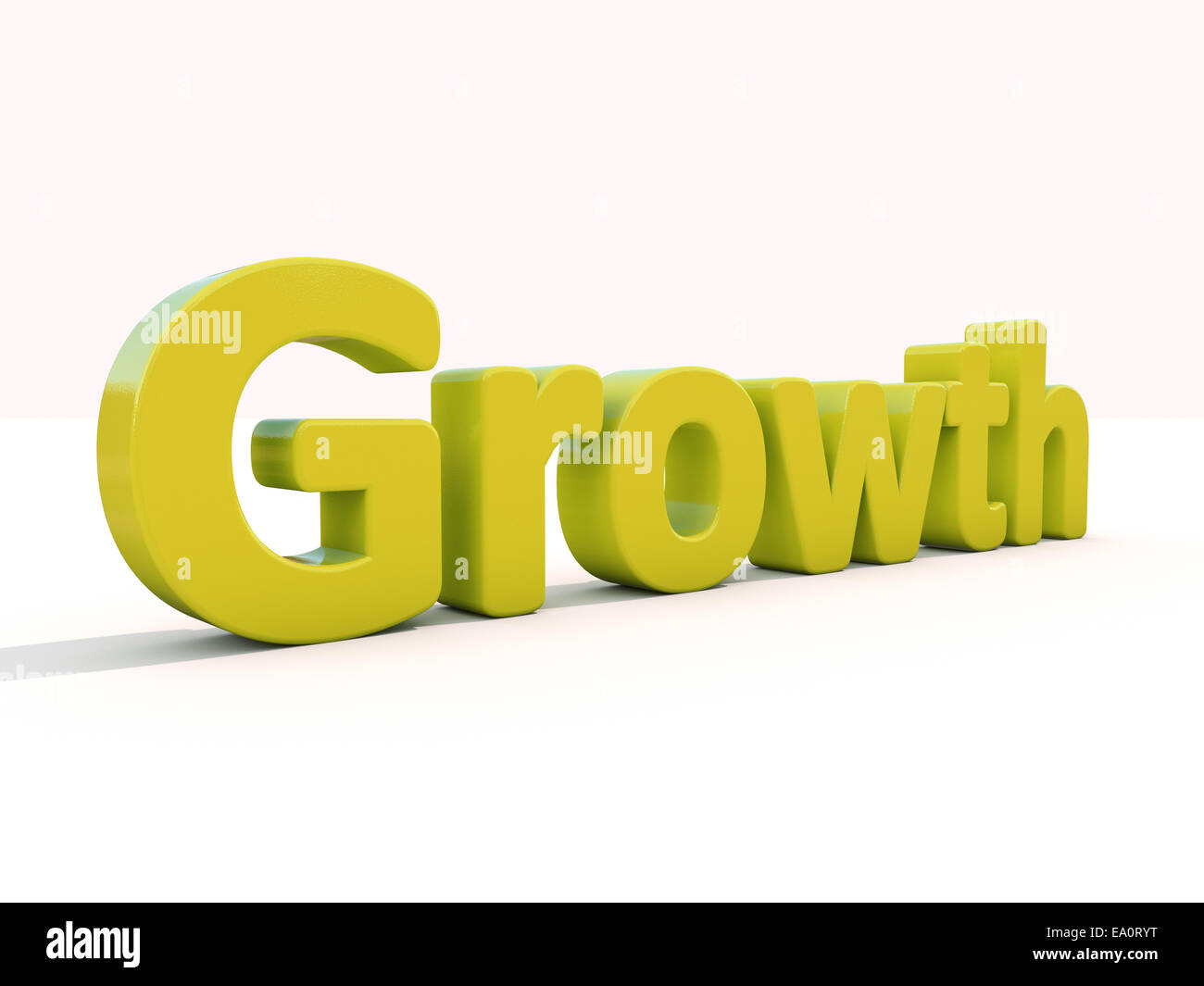 3d word growth Stock Photo - Alamy