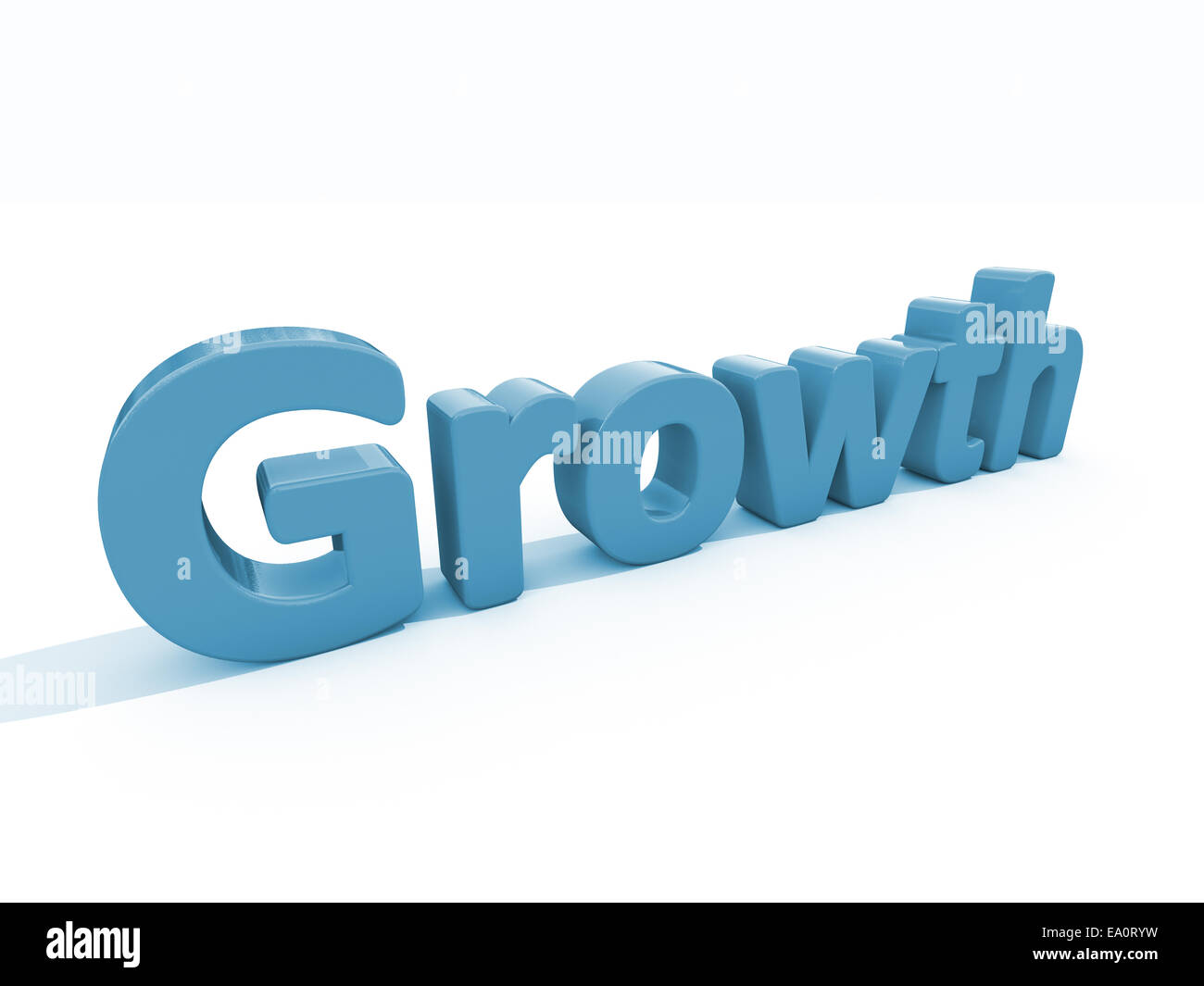 3d word growth Stock Photo - Alamy