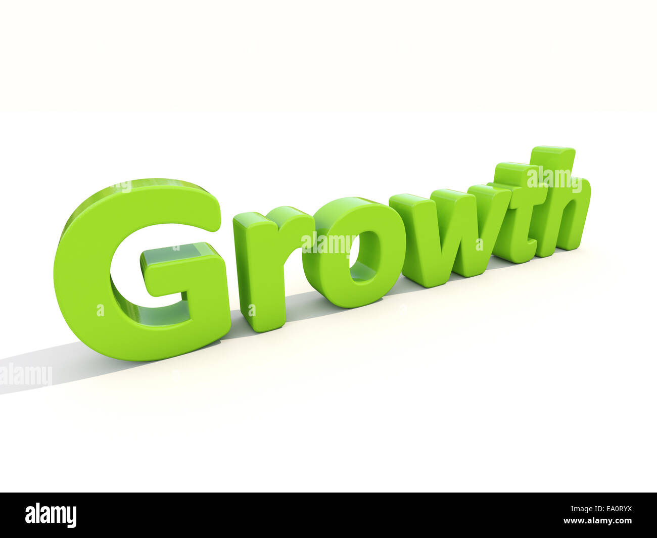 3d word growth Stock Photo - Alamy
