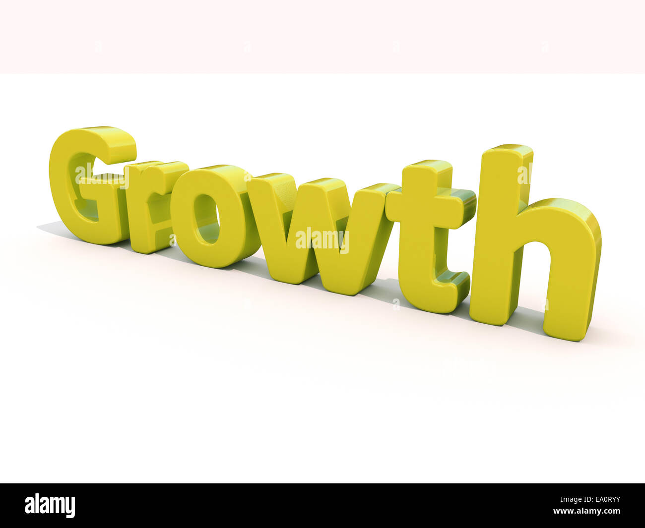 3d word growth Stock Photo - Alamy