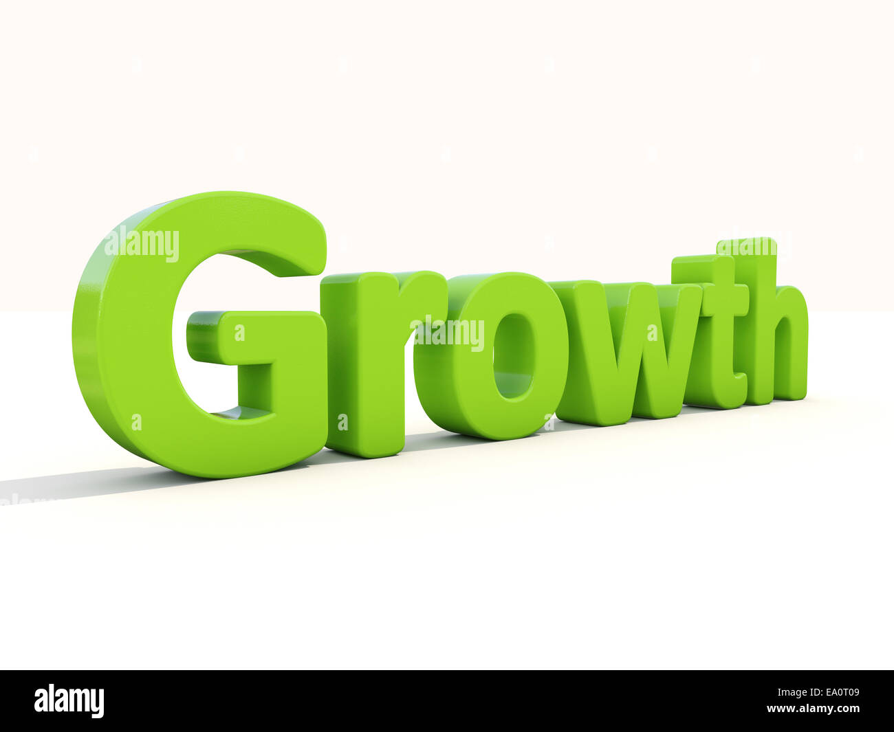 3d word growth Stock Photo - Alamy