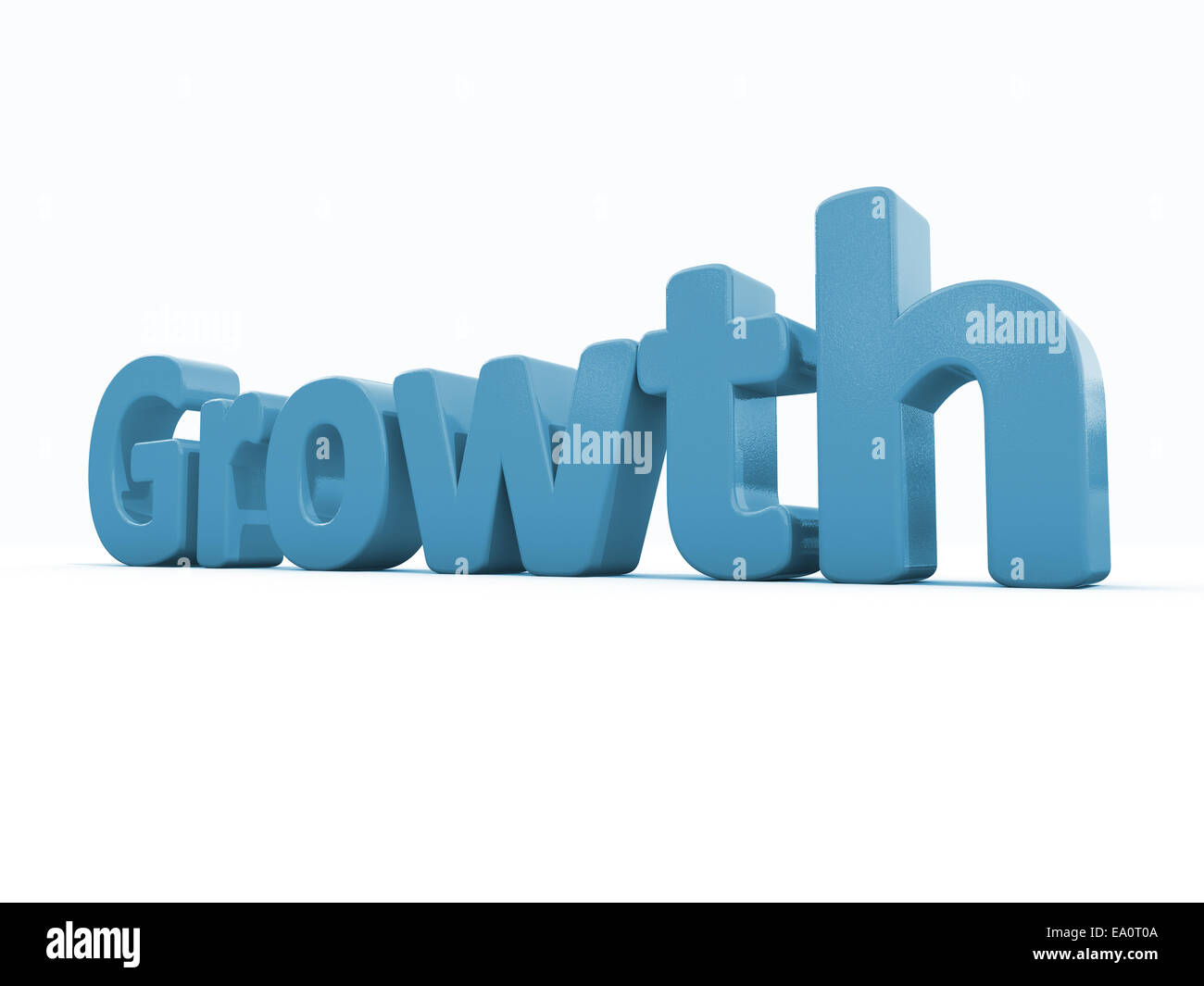 3d word growth Stock Photo - Alamy