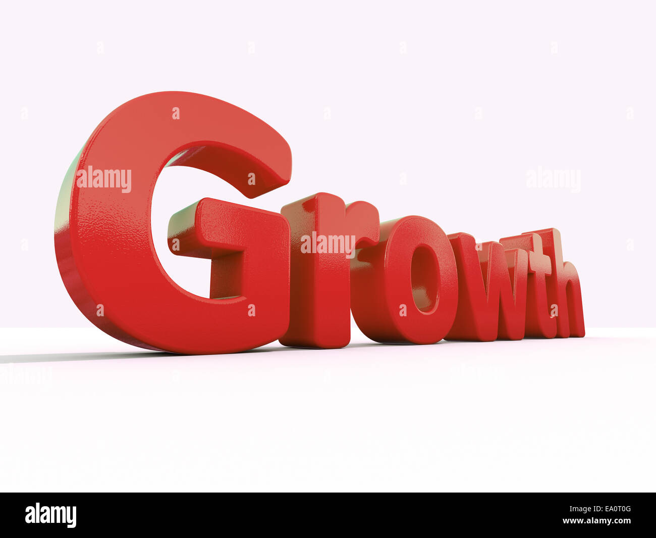 3d word growth Stock Photo - Alamy