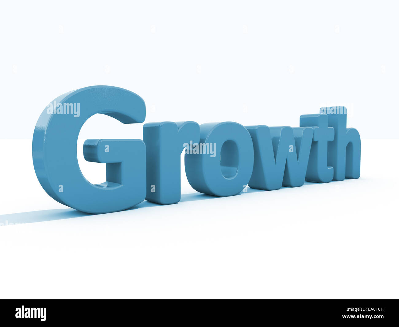 3d word growth Stock Photo - Alamy
