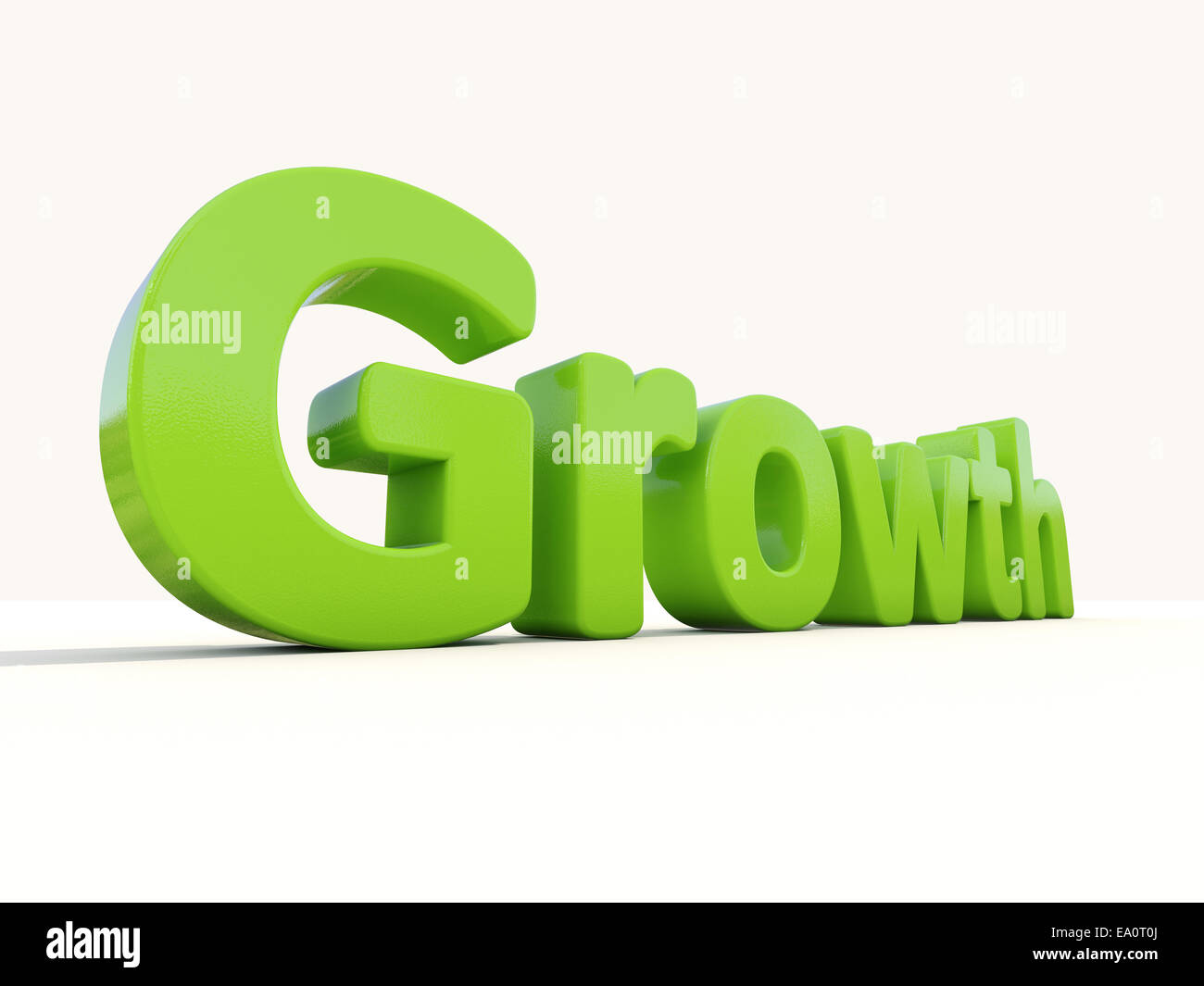 3d word growth Stock Photo - Alamy