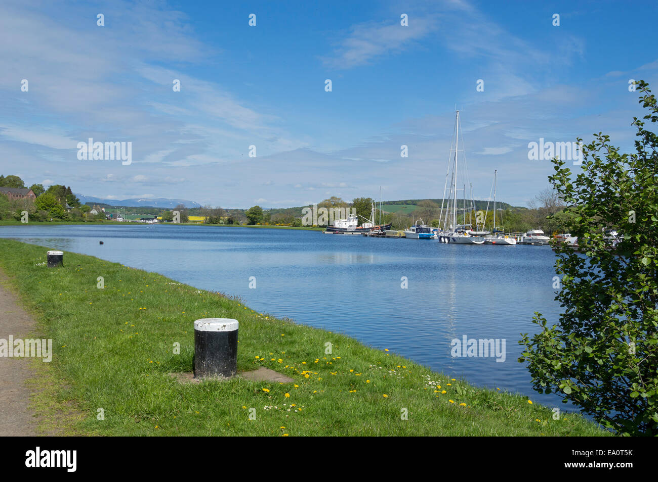 Caledonian Canal at clachnaharry, inverness, Highland, Scotland, UK ...