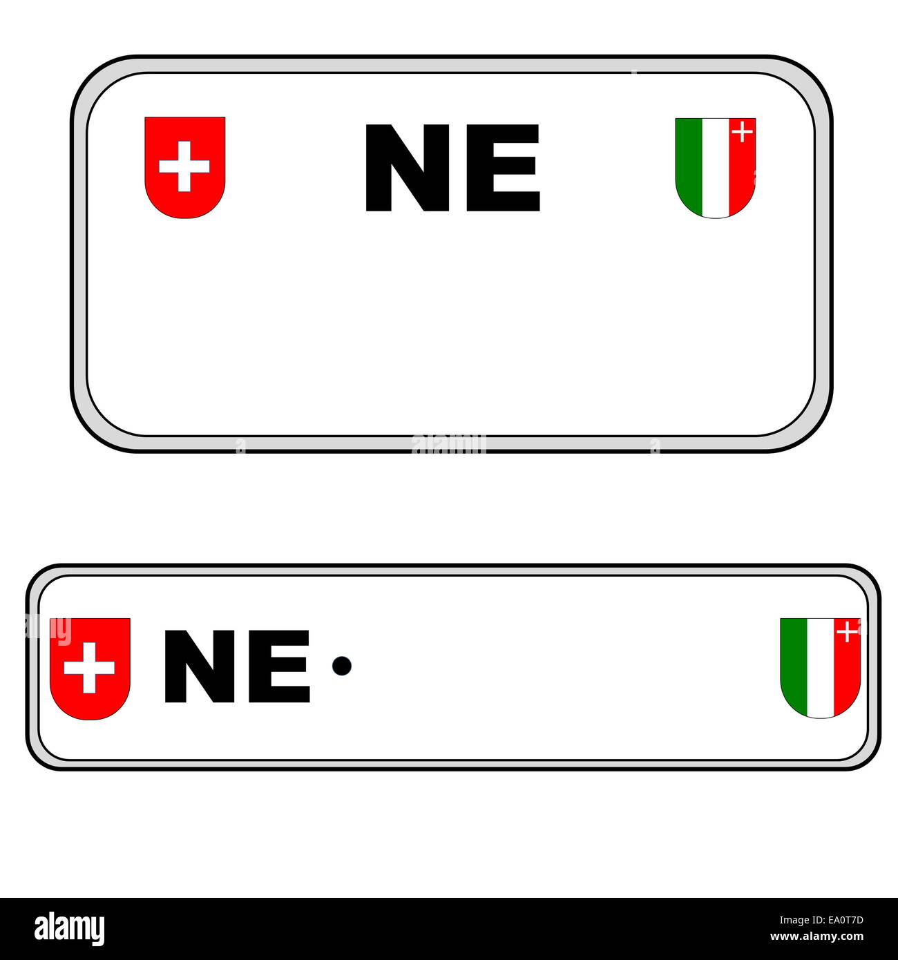 Flag of neuchatel hi-res stock photography and images - Alamy