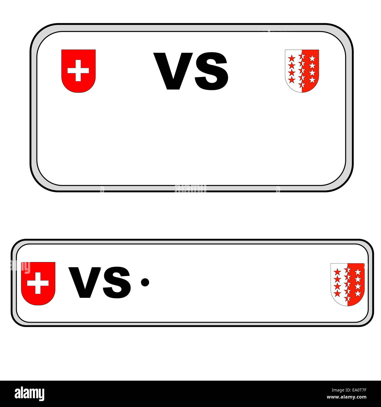 Swiss license plate hi-res stock photography and images - Alamy