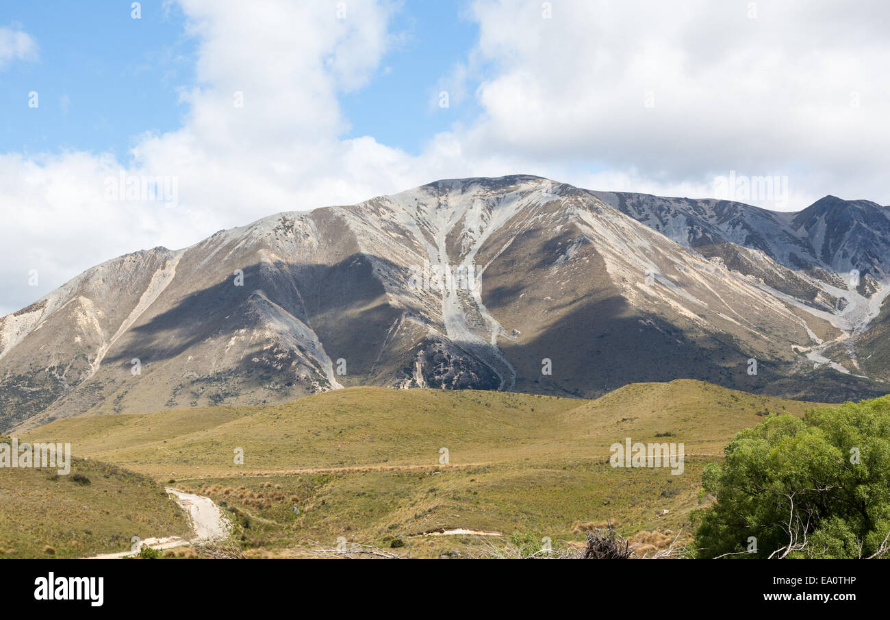 View of Southern Alps New Zealand Stock Photo - Alamy