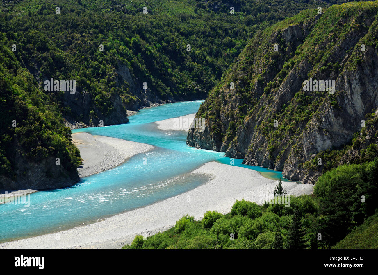 View of Southern Alps New Zealand Stock Photo - Alamy