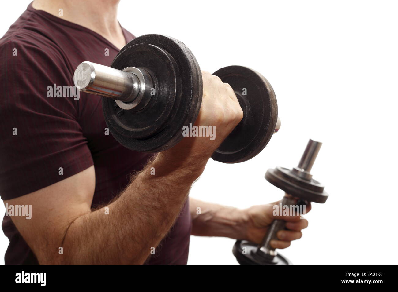 man and power training Stock Photo - Alamy