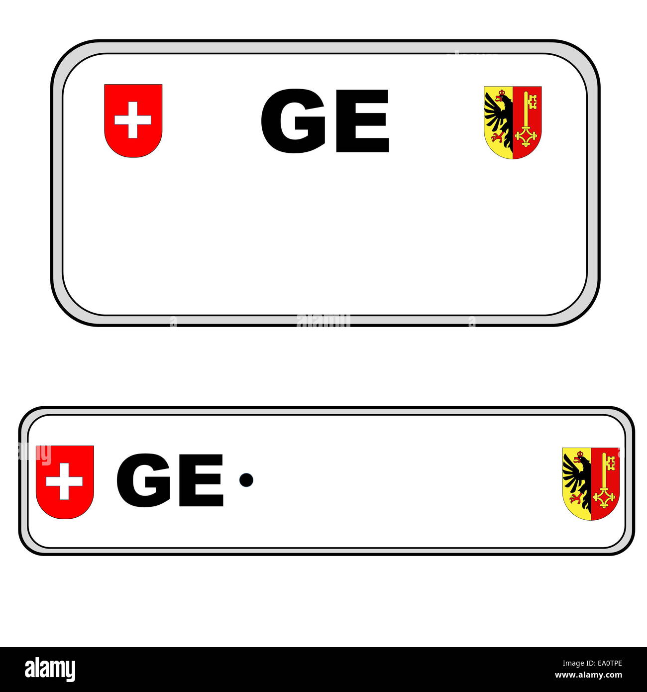 Switzerland car plate hi-res stock photography and images - Alamy