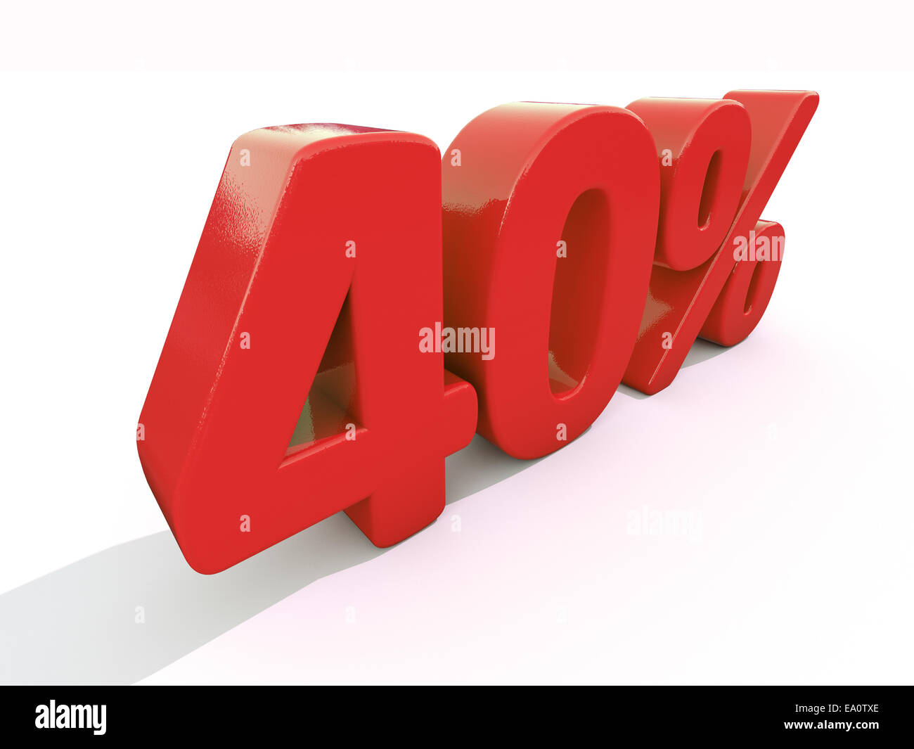 Percentage rate icon on a white background Stock Photo - Alamy