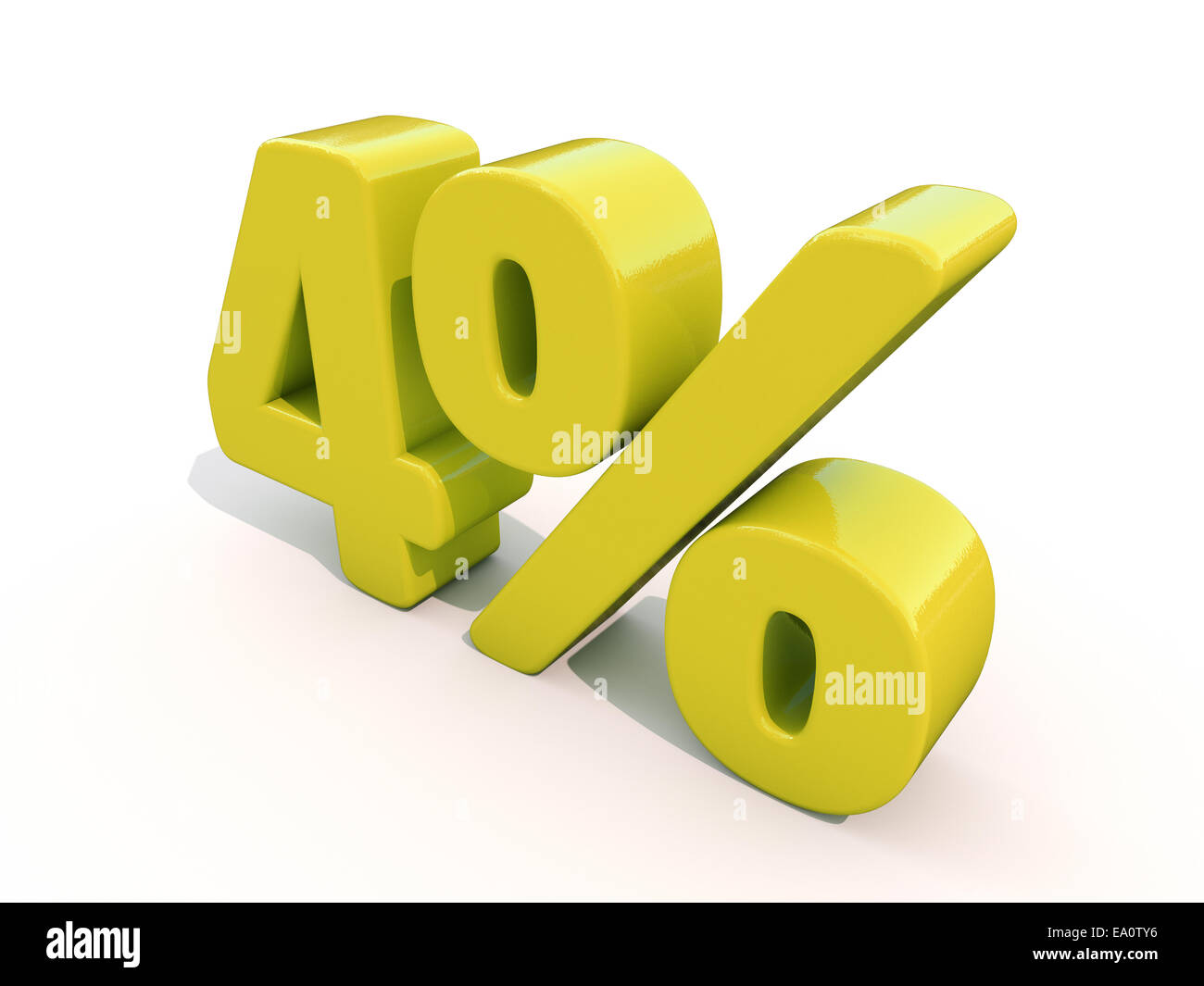 Percentage rate icon on a white background Stock Photo - Alamy