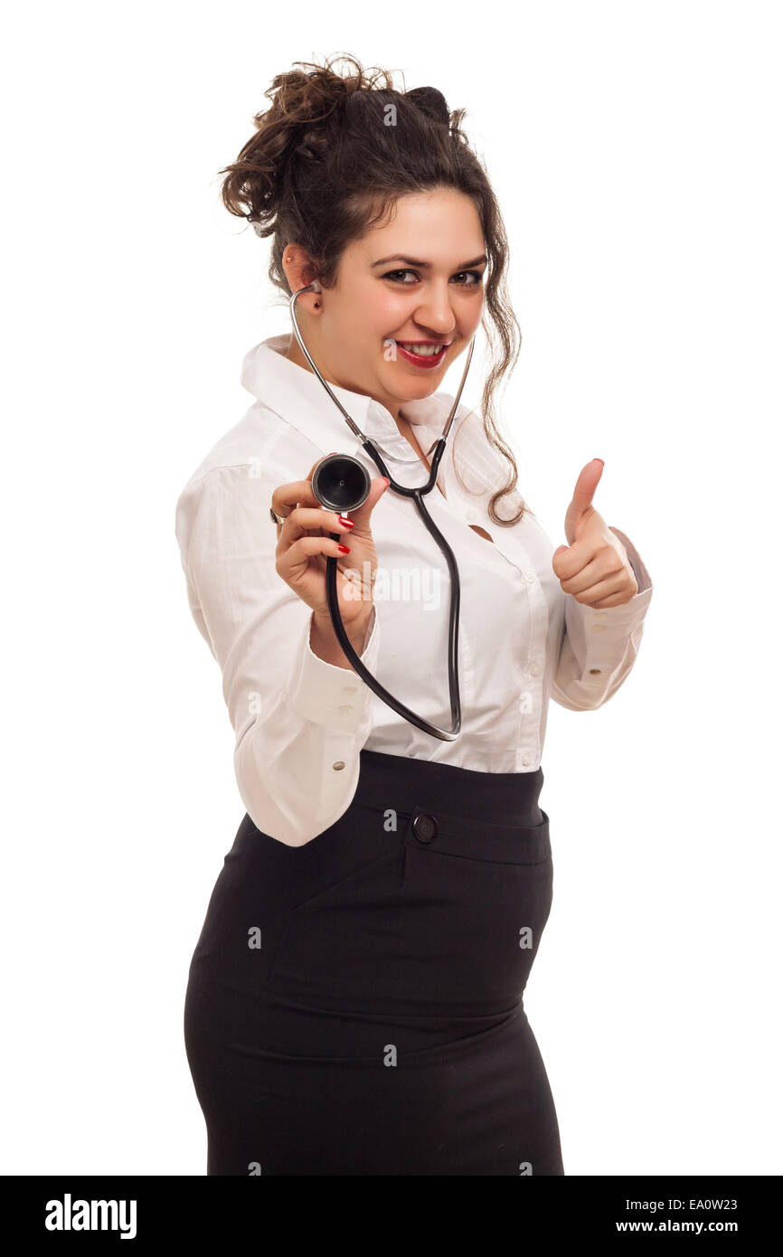 Lady with doctor hi-res stock photography and images - Alamy