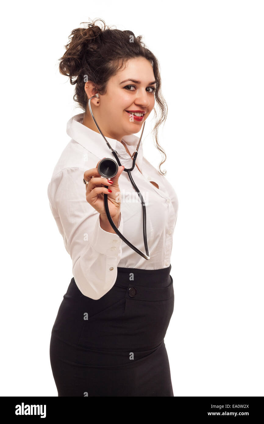 Lady with doctor hi-res stock photography and images - Alamy