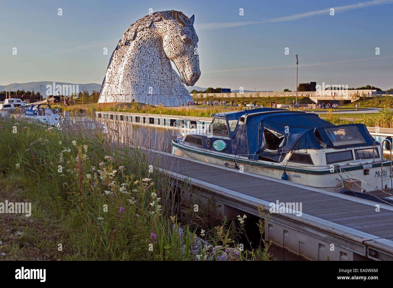The kelpies, Helix Park, Falkirk, Grangemouth, Scotland, UK Stock Photo ...