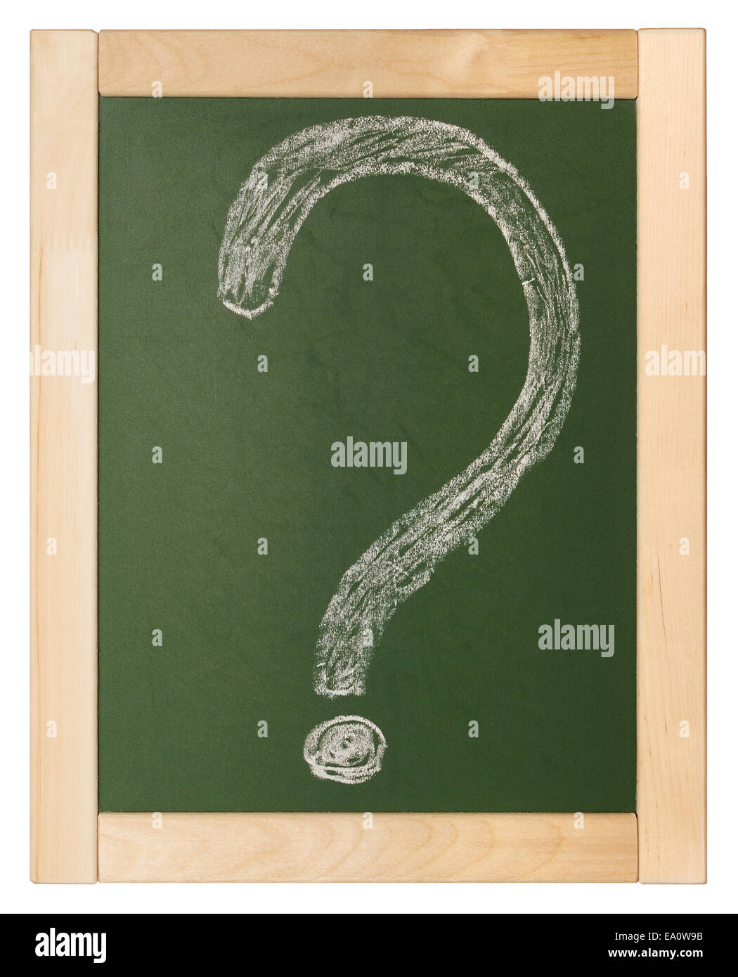 Question mark drawn white Cut Out Stock Images & Pictures - Alamy