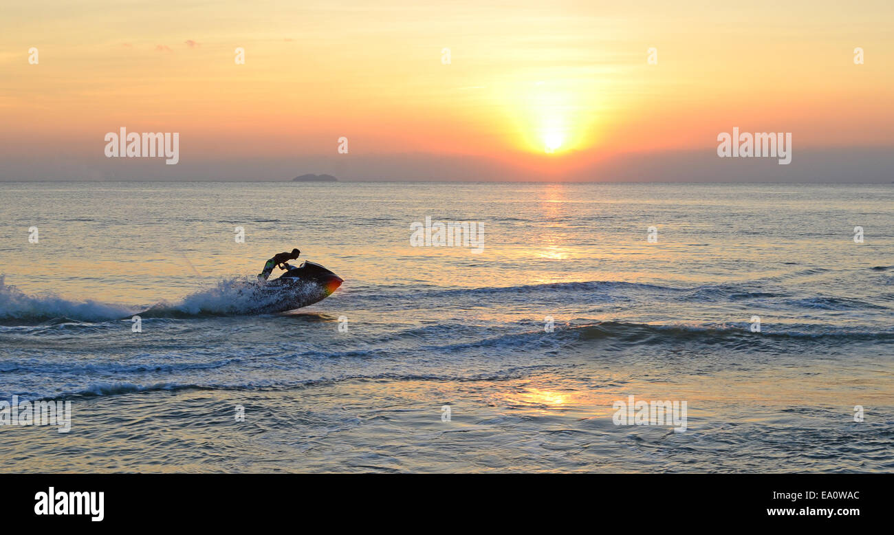 Jet skier sunset hi-res stock photography and images - Alamy