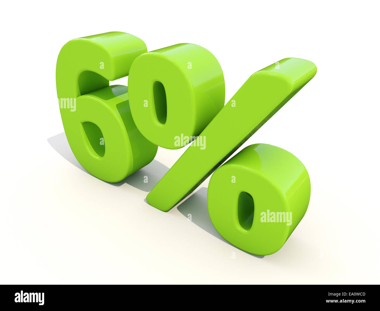 6% percentage rate icon on a white background Stock Photo - Alamy