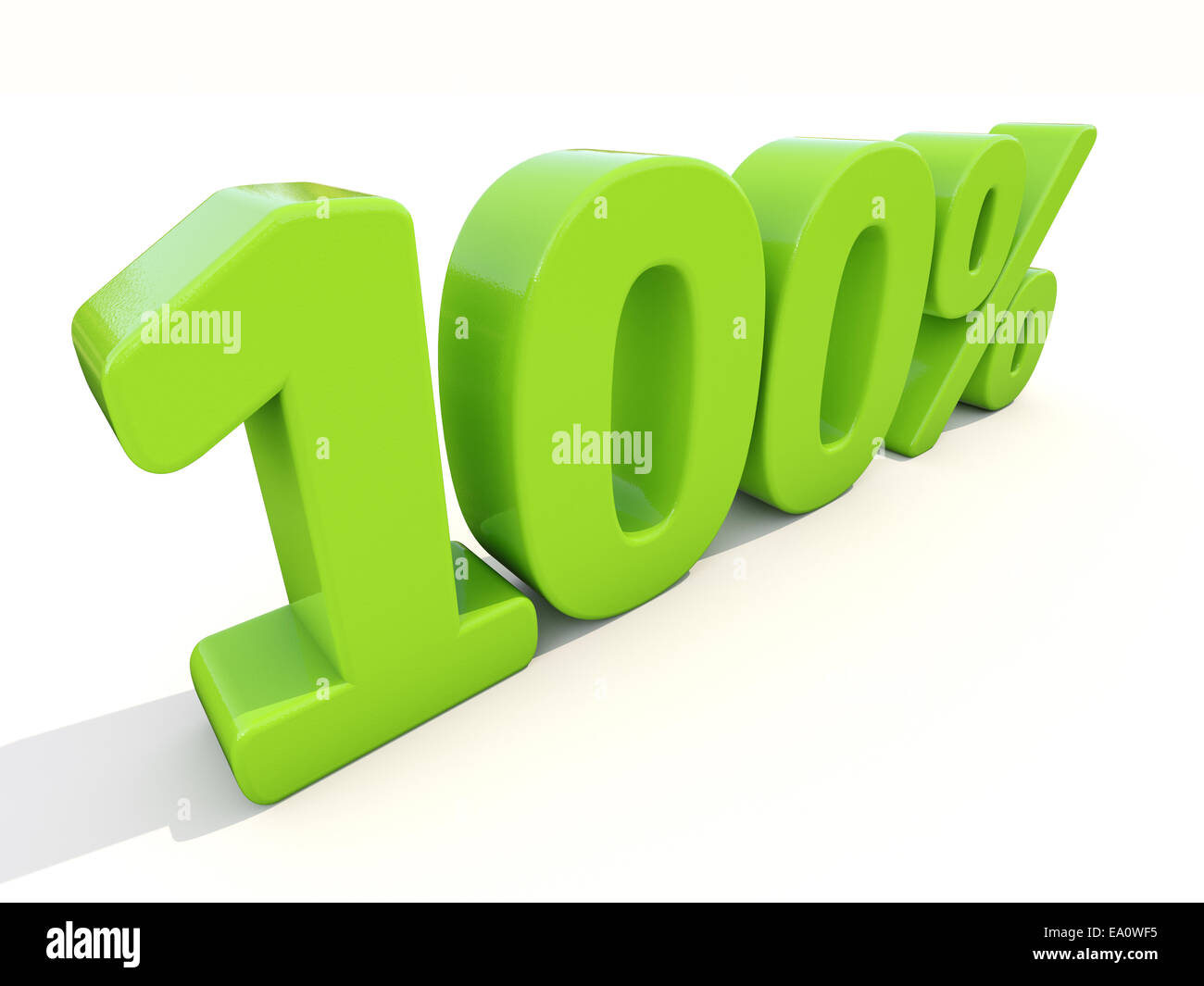 100% percentage rate icon on a white background Stock Photo - Alamy