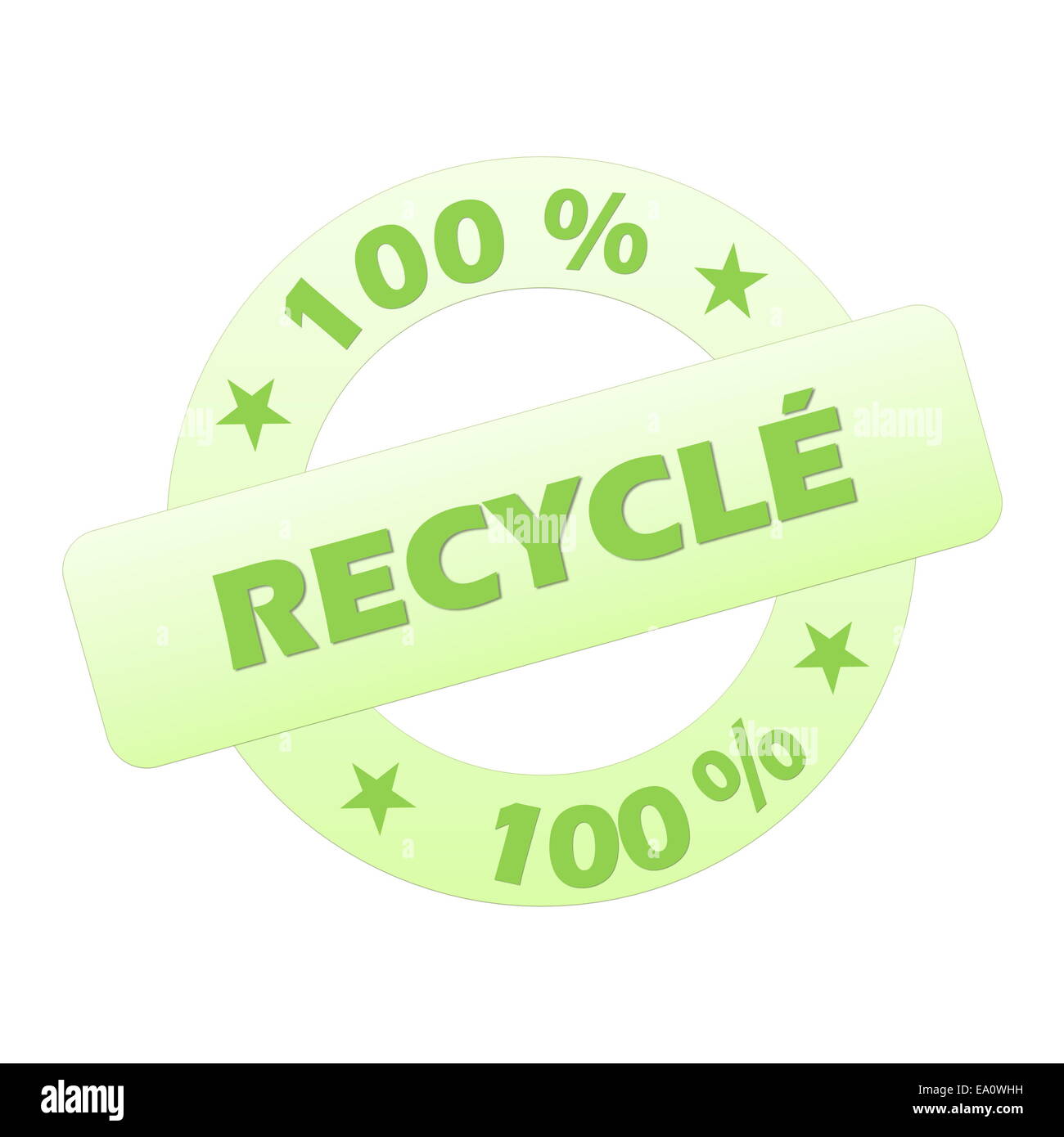 Recycled symbol seal hi-res stock photography and images - Alamy