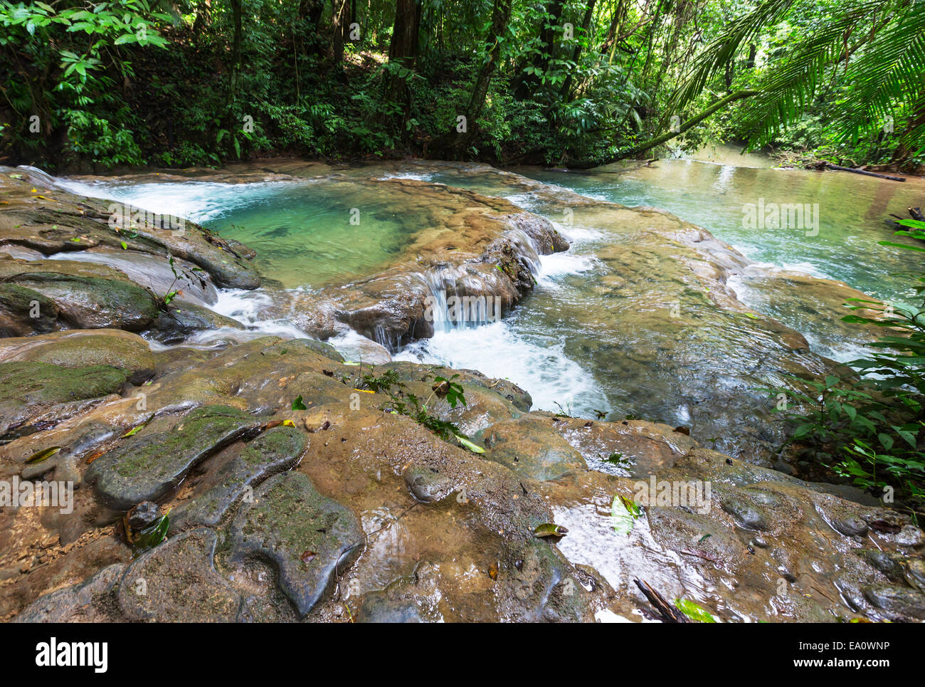 Waterfall in Mexico Stock Photo - Alamy