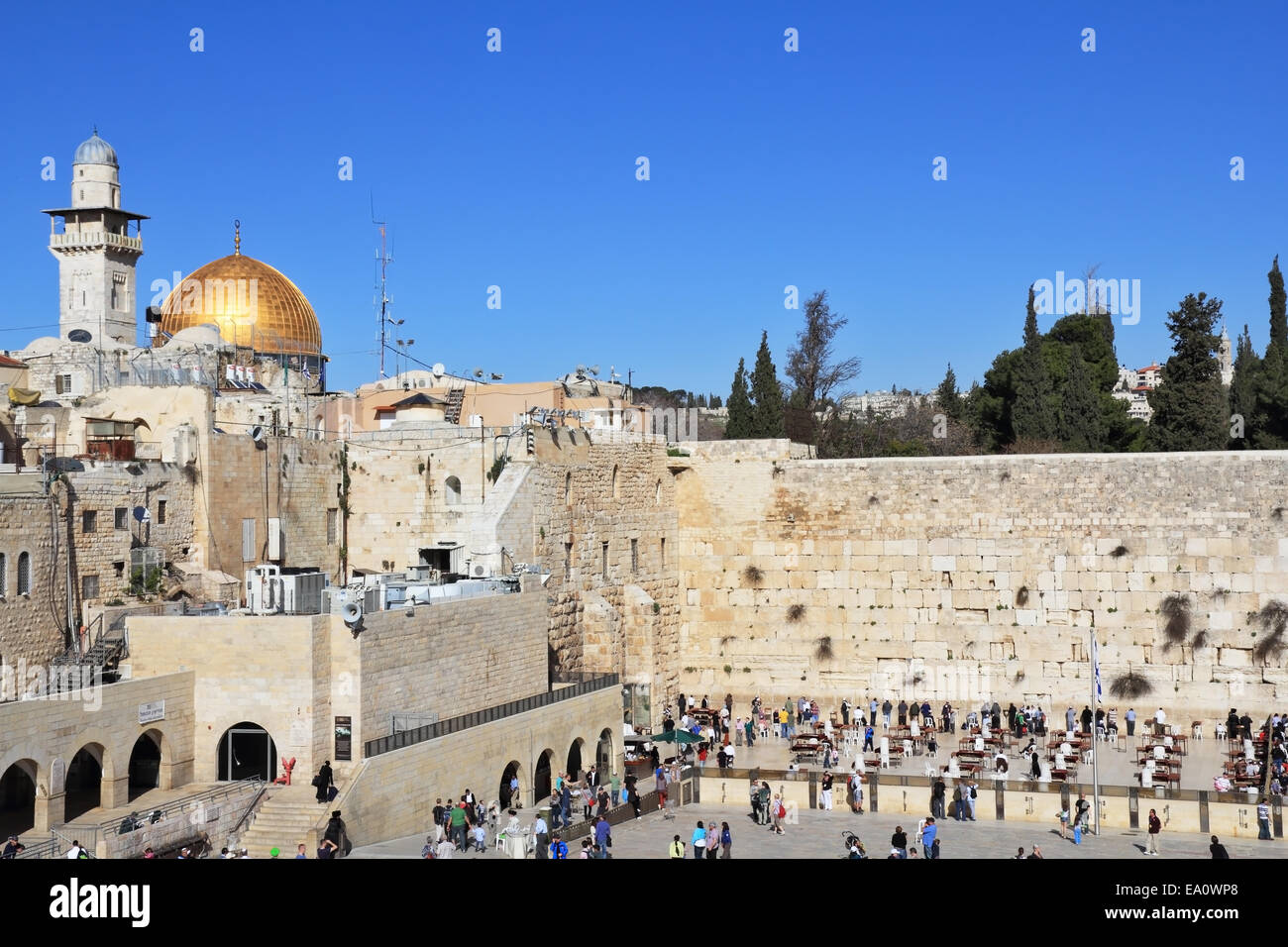 The Western Wall of the Third Temple Stock Photo - Alamy