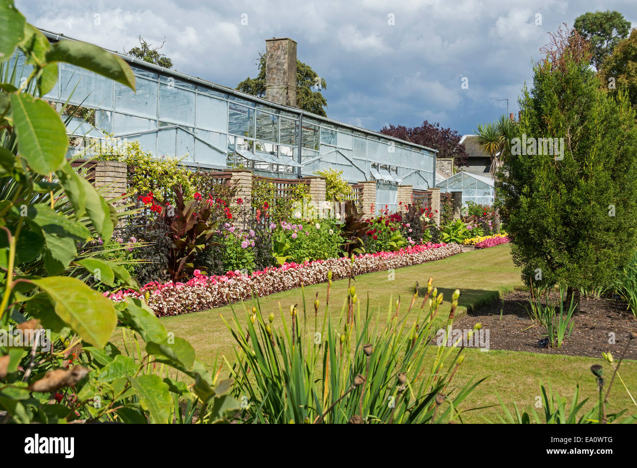 Craigtoun Park; boating; boats; lake; gardens, St Andrews Fife ...