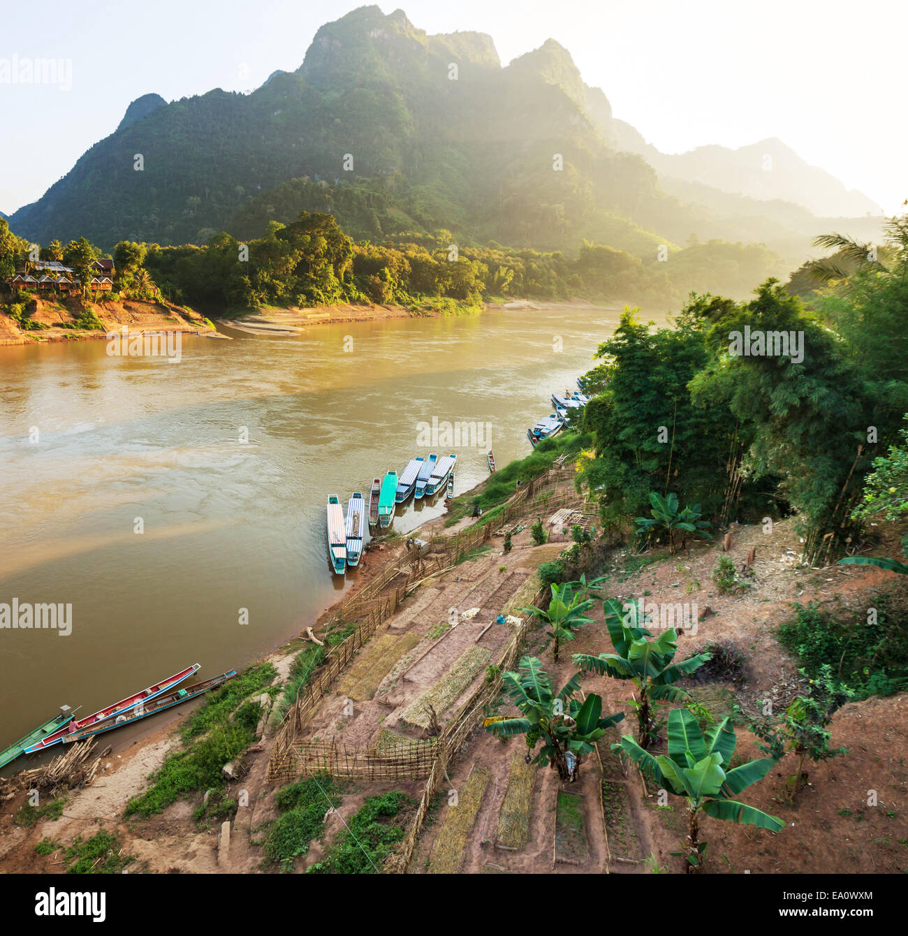 River in Laos Stock Photo - Alamy