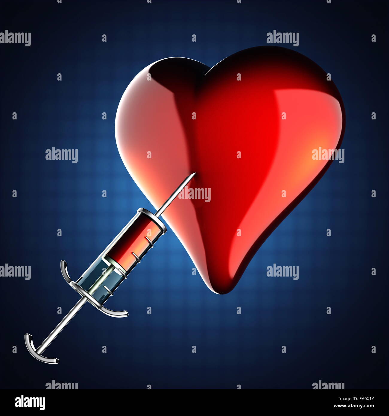 Heart syringe hi-res stock photography and images - Alamy