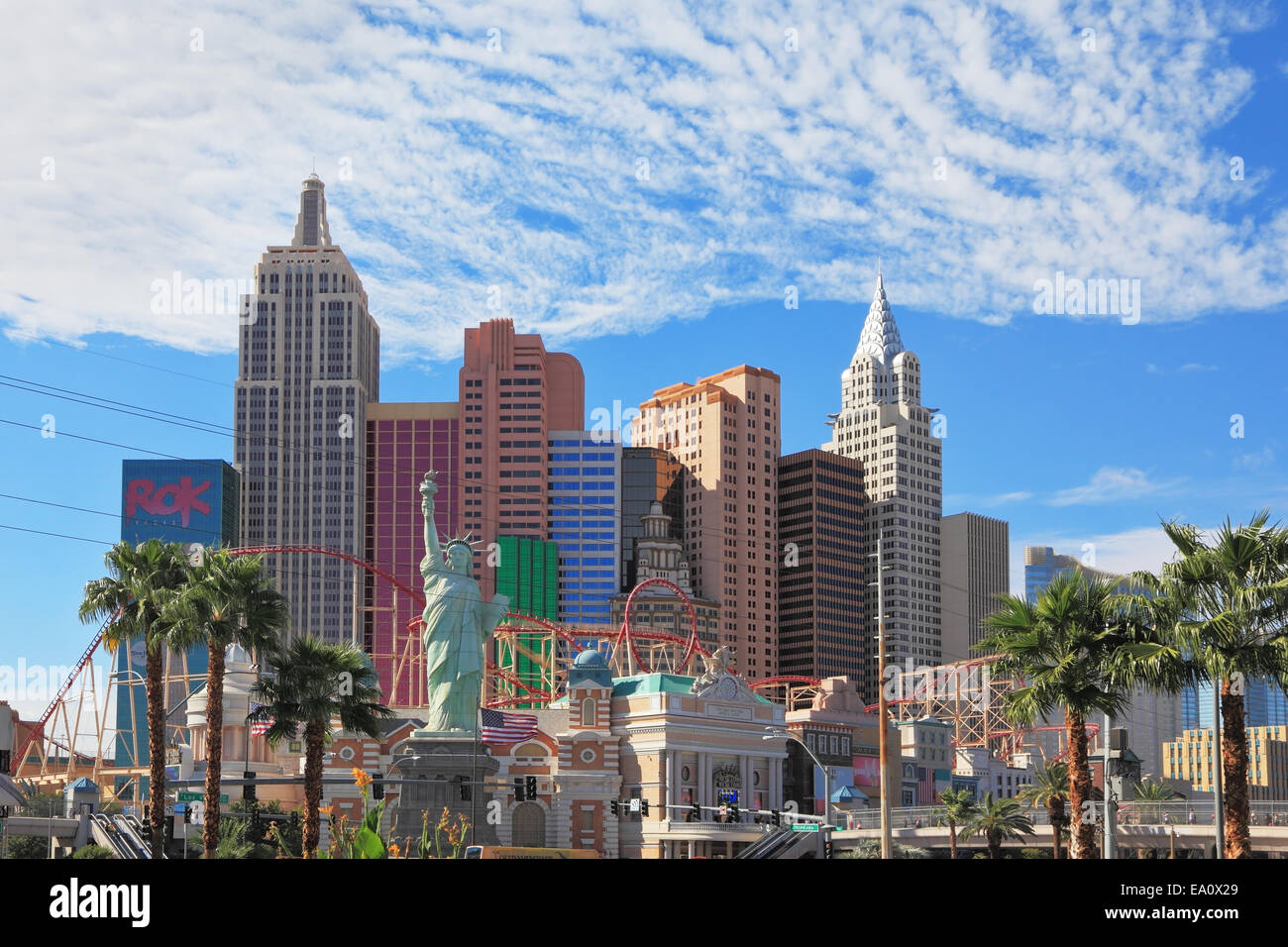 Magnificent hotel New York in Las Vegas Stock Photo - Alamy