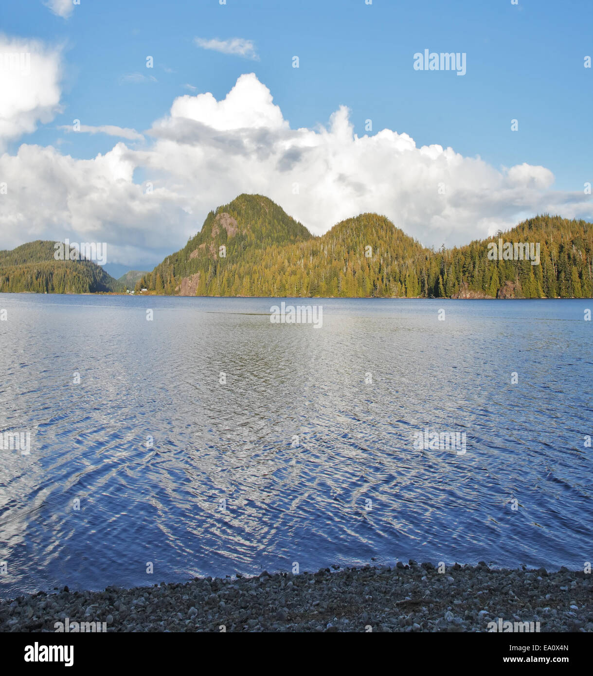 Sunset on coast of ocean passage Stock Photo - Alamy