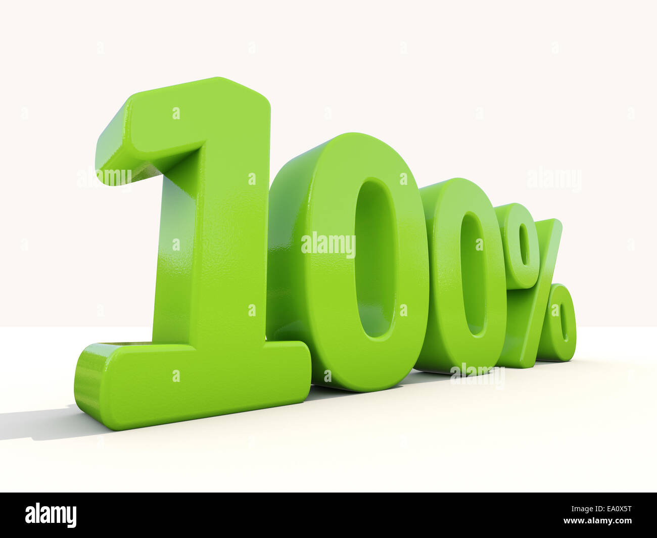 100% percentage rate icon on a white background Stock Photo - Alamy