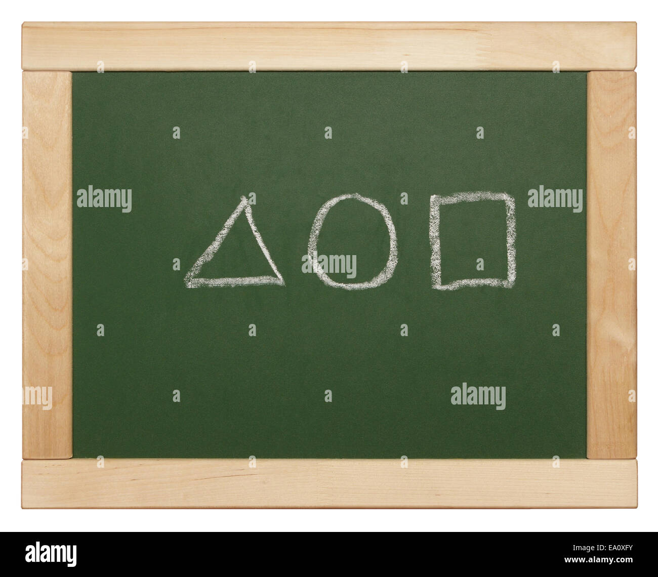 Blackboard with triangle hi-res stock photography and images - Alamy