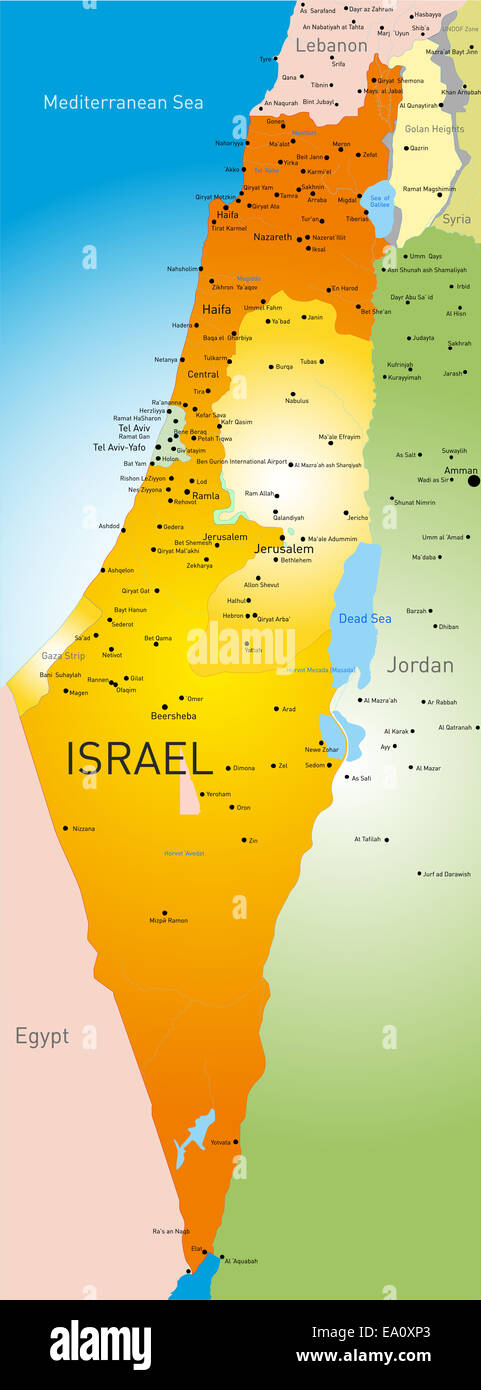 Beersheba israel map hi-res stock photography and images - Alamy