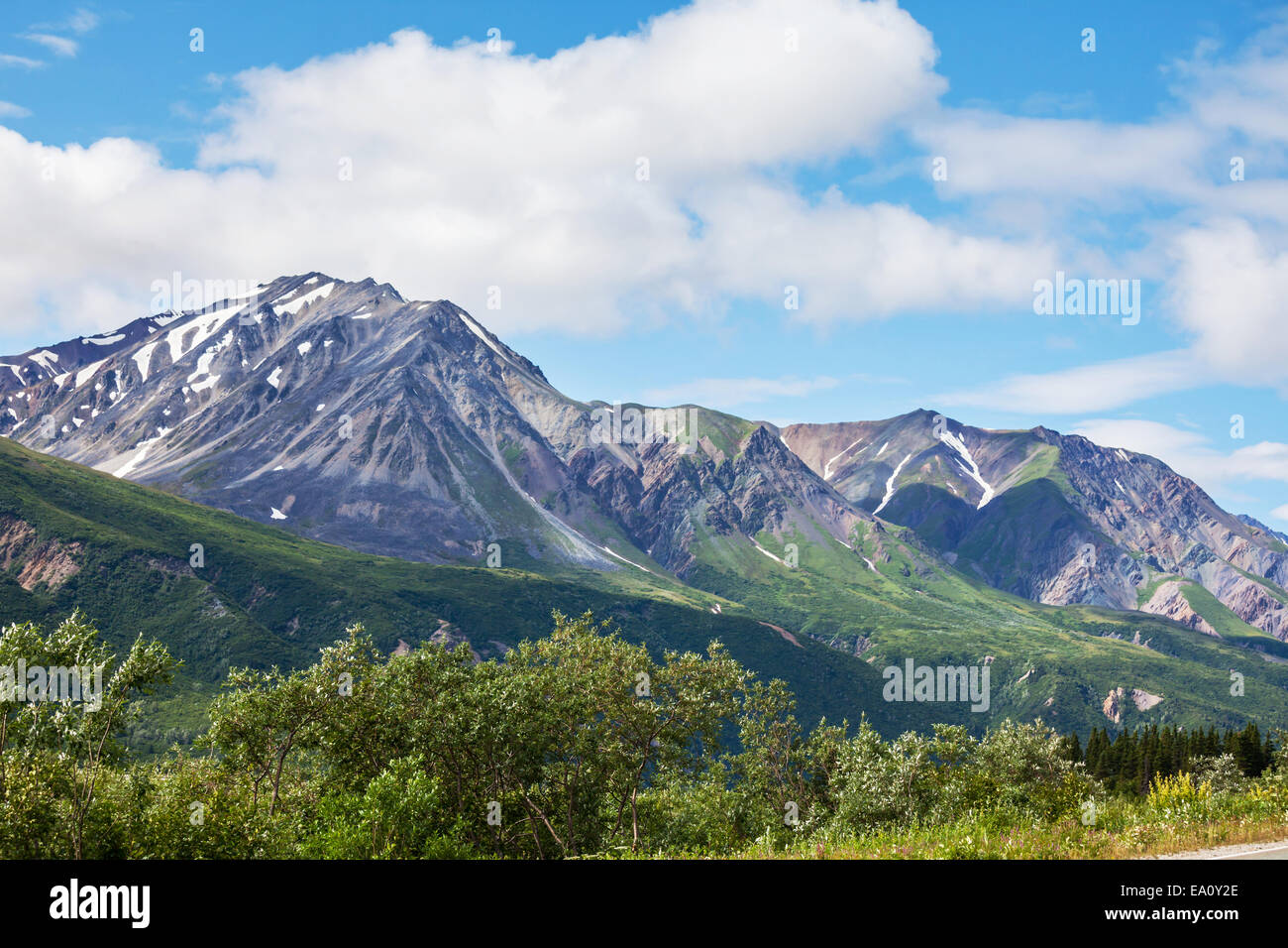 Mountains on Alaska Stock Photo - Alamy