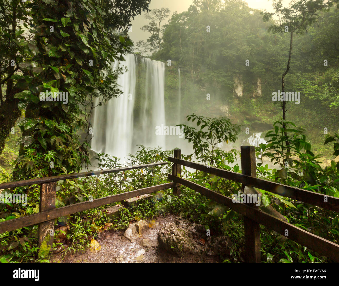 Waterfall in Mexico Stock Photo - Alamy