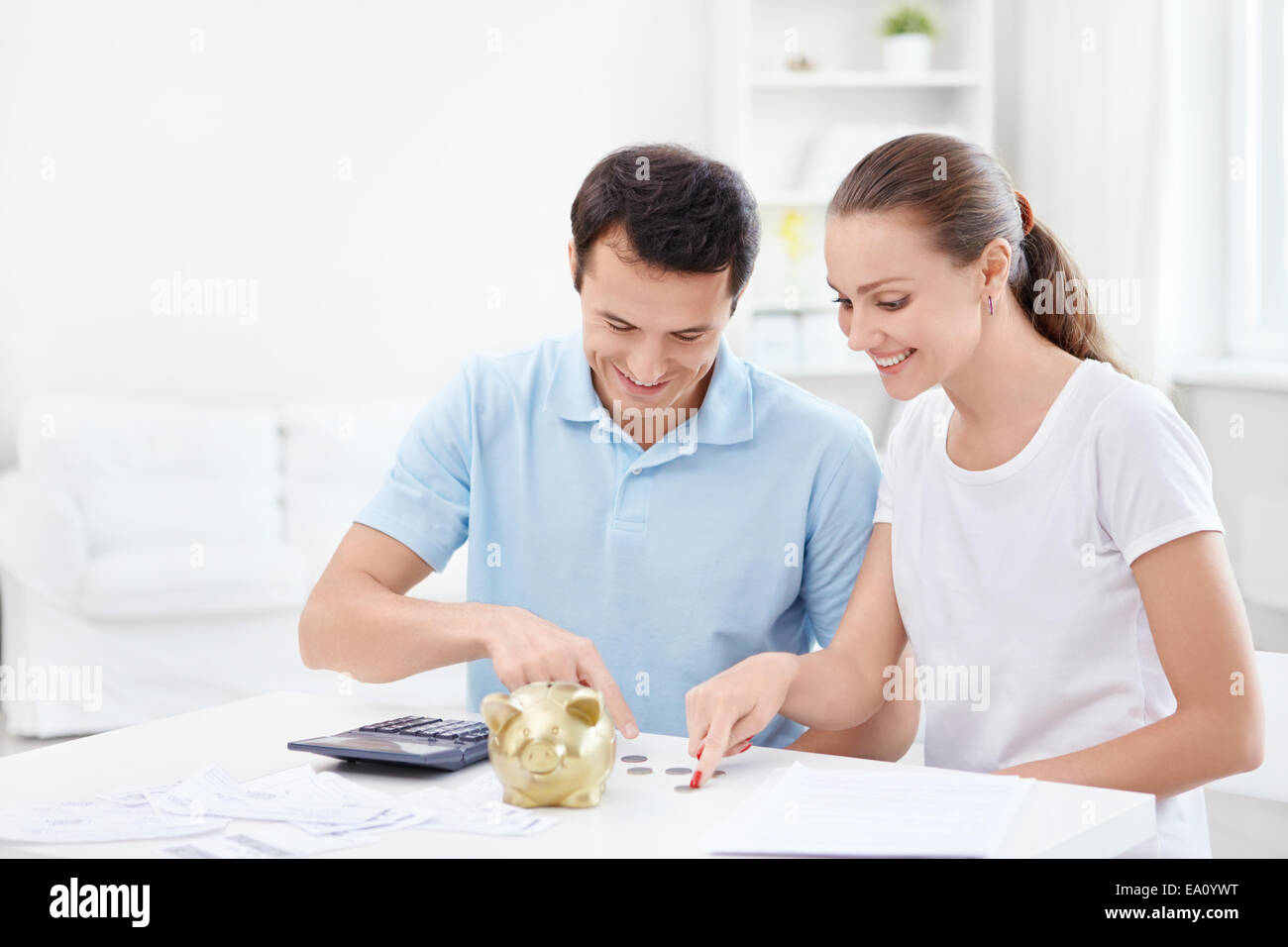 The rich young couple Stock Photo - Alamy