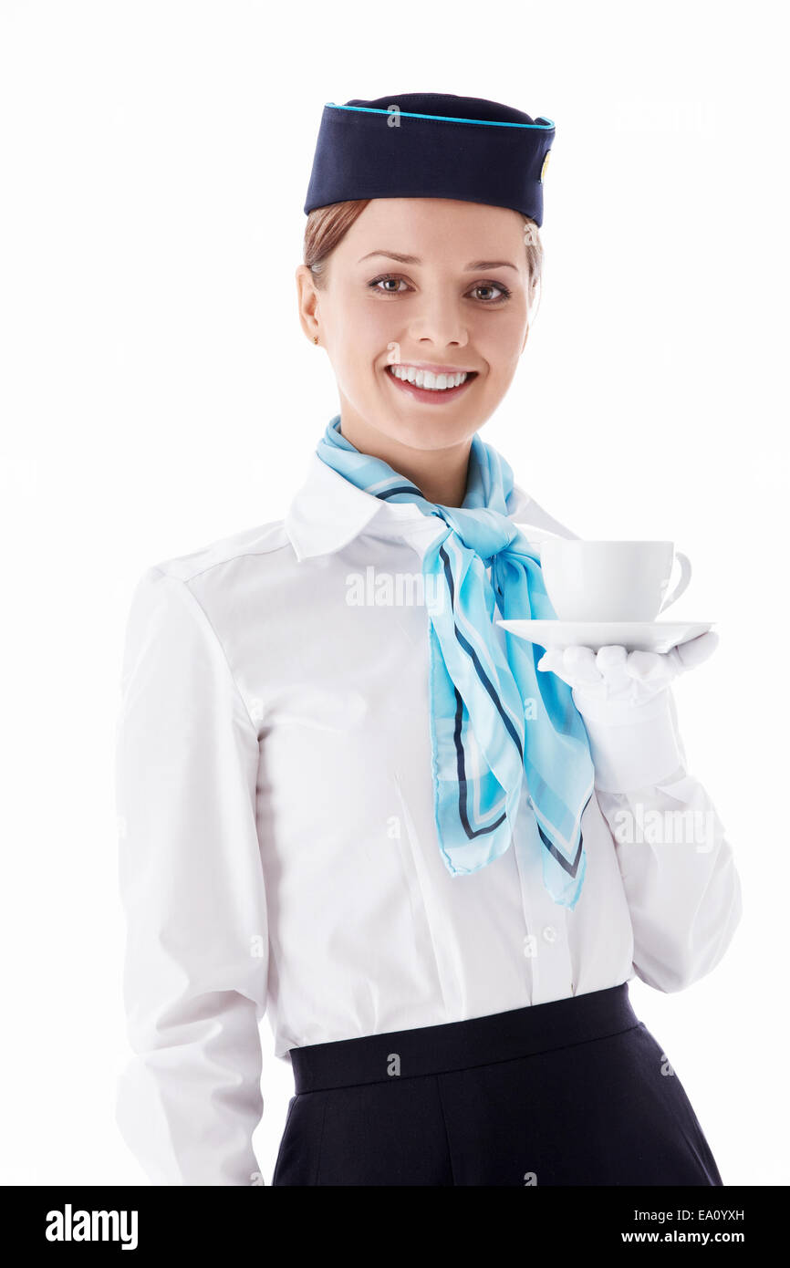 Stewardess hi-res stock photography and images - Alamy