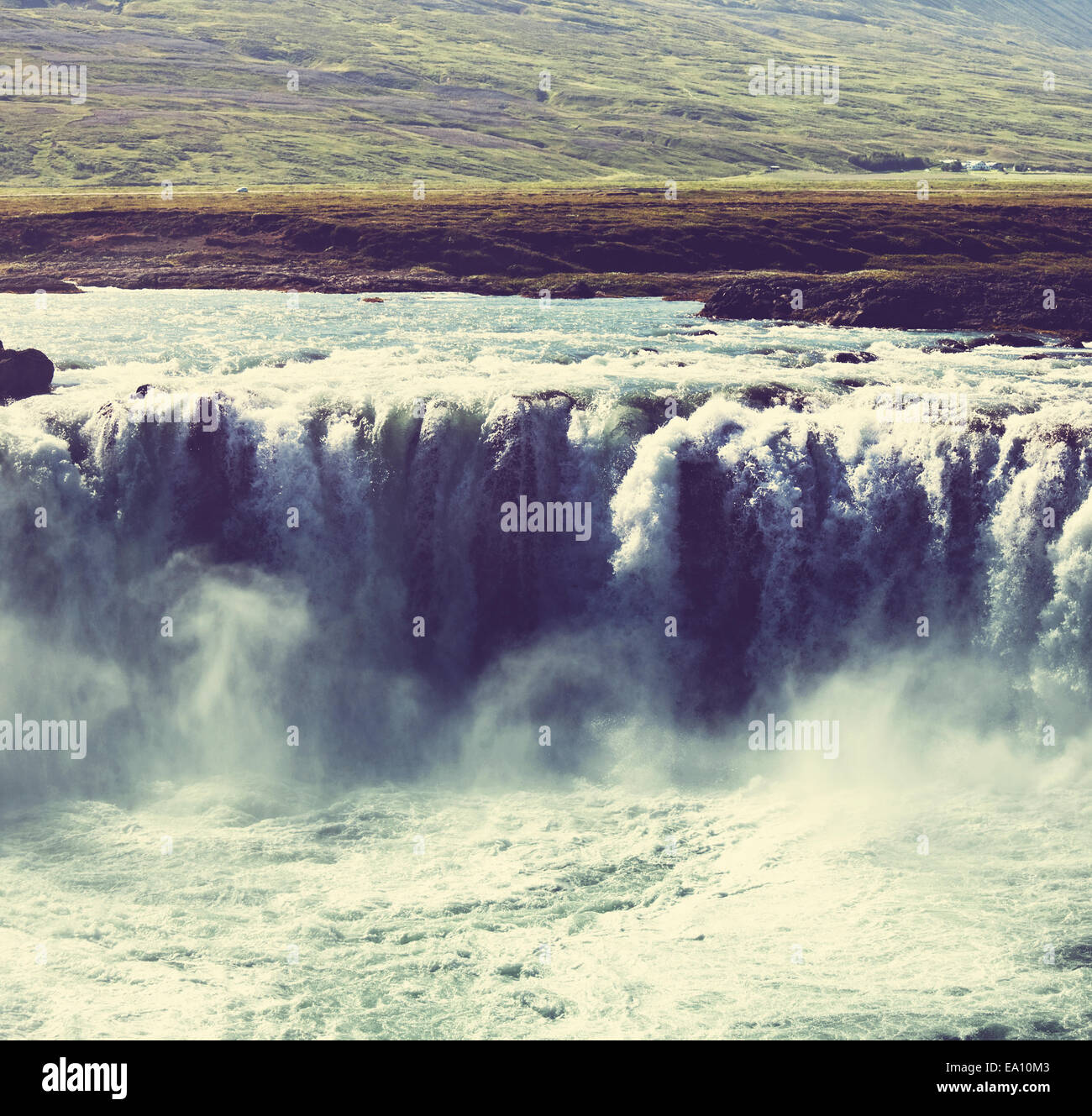 Waterfall in Iceland Stock Photo - Alamy