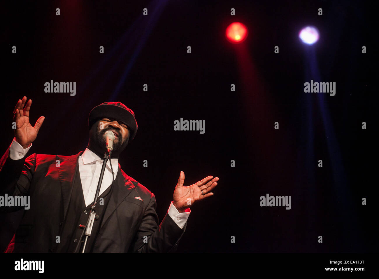 Gregory Porter American jazz singer songwriter performing on stage at ...