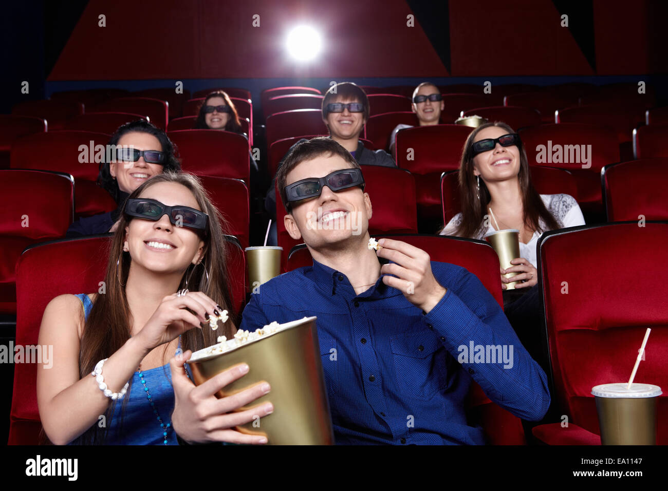 In the cinema Stock Photo - Alamy